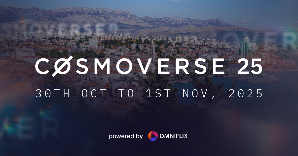 Cosmoverse 2025 Ticketing | Powered by OmniFlix